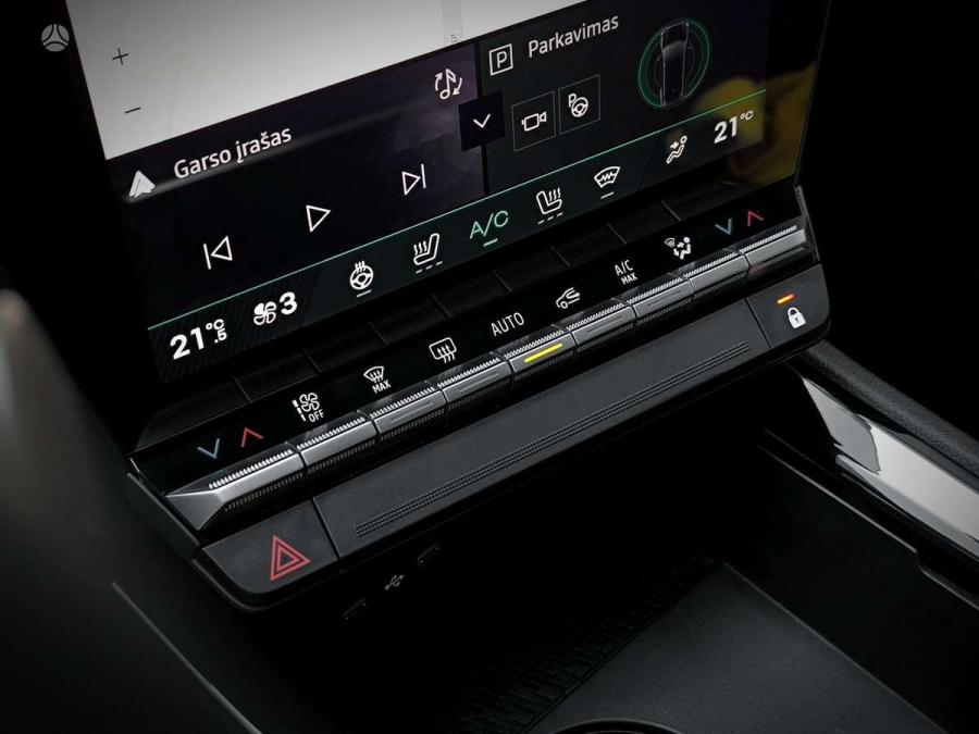 Melns Renault Austral 2026 Kauņa, ar dzinēja tilpumu 1.20 L un nobraukumu 9 tūkst. km par 36900 €, foto 14 vietnē AUTOMOTO.COM.LV