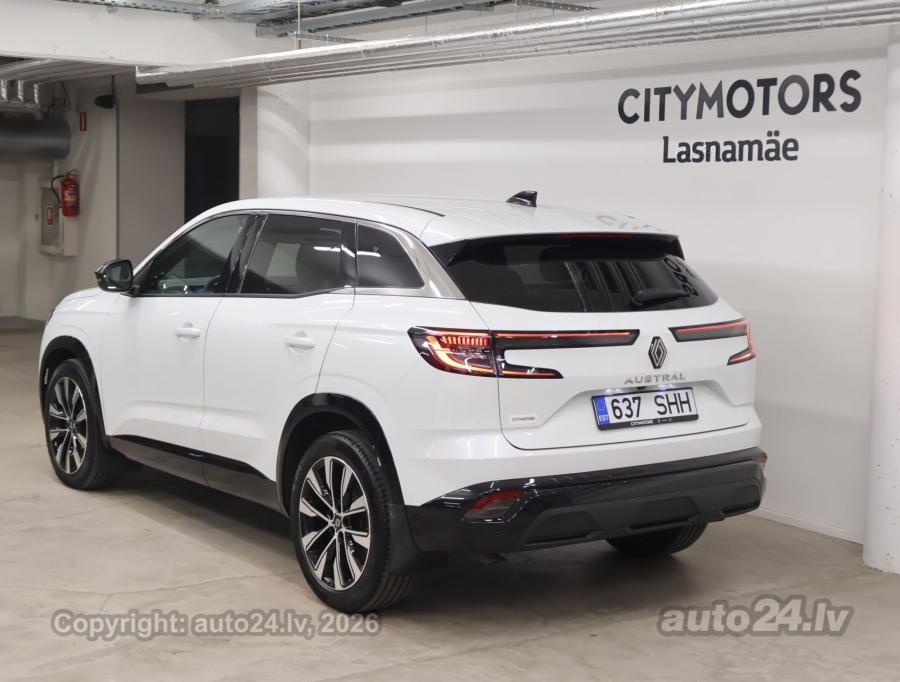 White Renault Austral 2024 in Tallinn, with an engine capacity of 1.30 L and mileage of 24 thousand km for 24900 €, photo 4 on AUTOMOTO.COM.LV