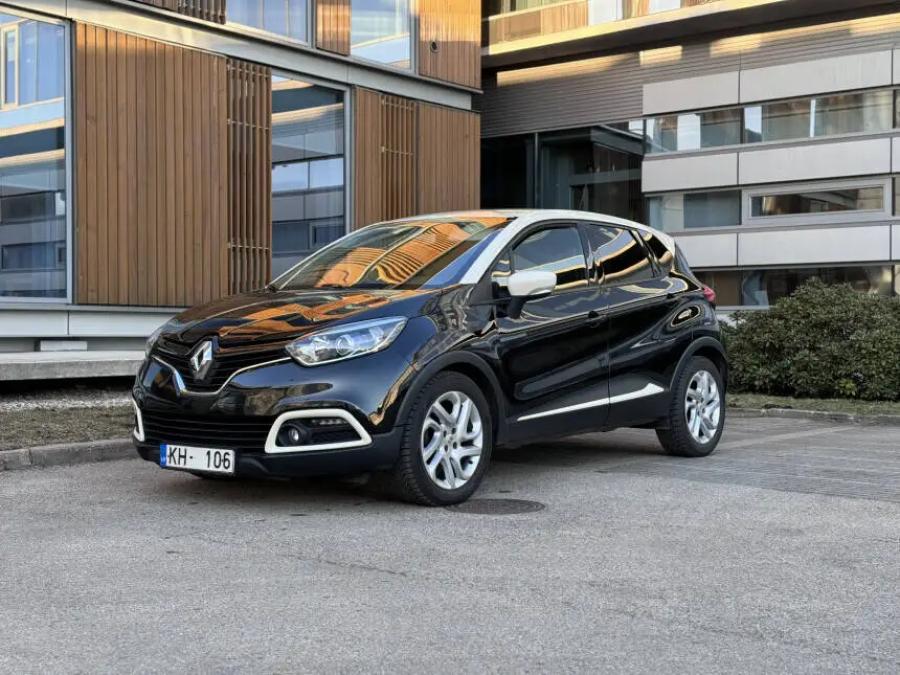 Black Renault Captur 2013 in Riga, with an engine capacity of 0.90 L and mileage of 183 thousand km for 6000 €, photo 1 on AUTOMOTO.COM.LV
