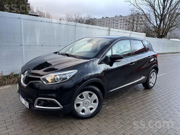 Black Renault Captur 2014 in Riga, with an engine capacity of 1.50 L and mileage of 186 thousand km for 7650 €, photo 1 on AUTOMOTO.COM.LV