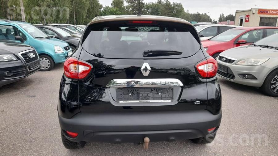 Black Renault Captur 2015 in Riga, with an engine capacity of 1.50 L and mileage of 118 thousand km for 7900 €, photo 6 on AUTOMOTO.COM.LV