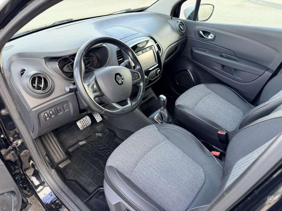 Black Renault Captur 2018 in Taurage, with an engine capacity of 1.46 L and mileage of 169 thousand km for 8999 €, photo 22 on AUTOMOTO.COM.LV
