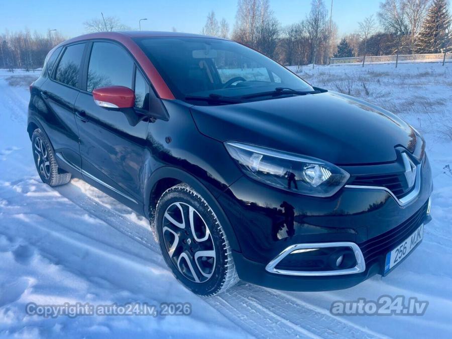 Black Renault Captur 2014 in Tallinn, with an engine capacity of 1.50 L and mileage of 197 thousand km for 5790 €, photo 1 on AUTOMOTO.COM.LV