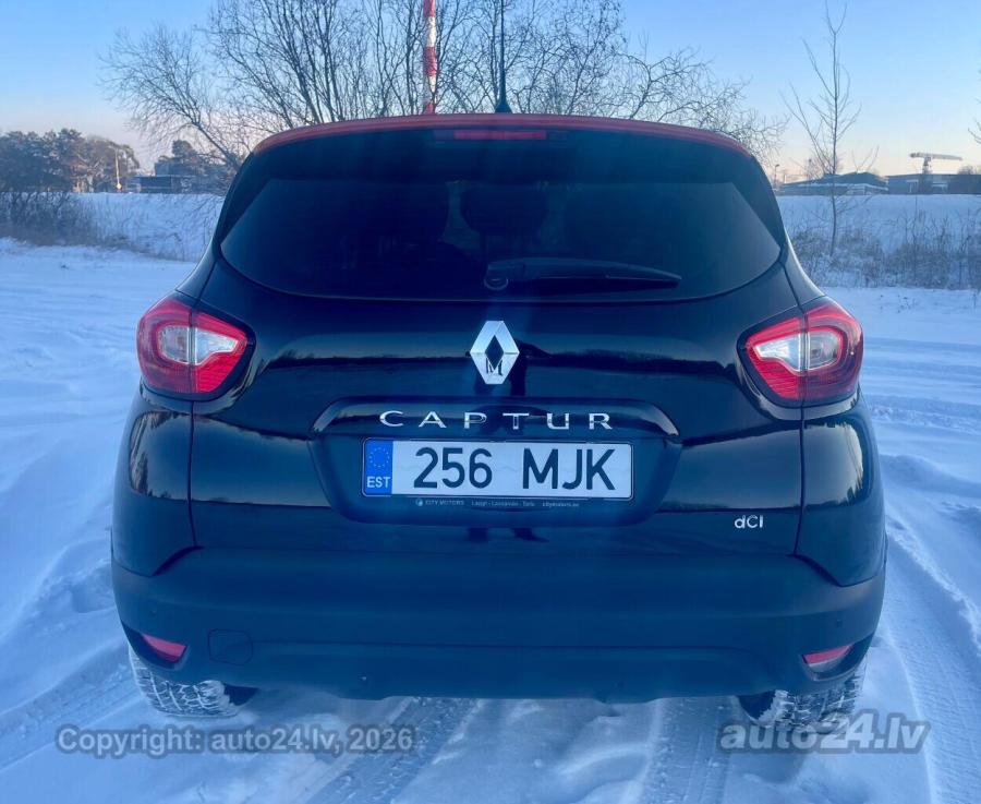 Black Renault Captur 2014 in Tallinn, with an engine capacity of 1.50 L and mileage of 197 thousand km for 5790 €, photo 6 on AUTOMOTO.COM.LV
