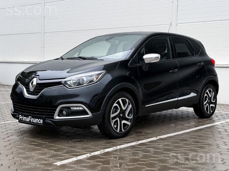 Black Renault Captur 2015 in Riga, with an engine capacity of 1.20 L and mileage of 0 thousand km for 7990 €, photo 1 on AUTOMOTO.COM.LV