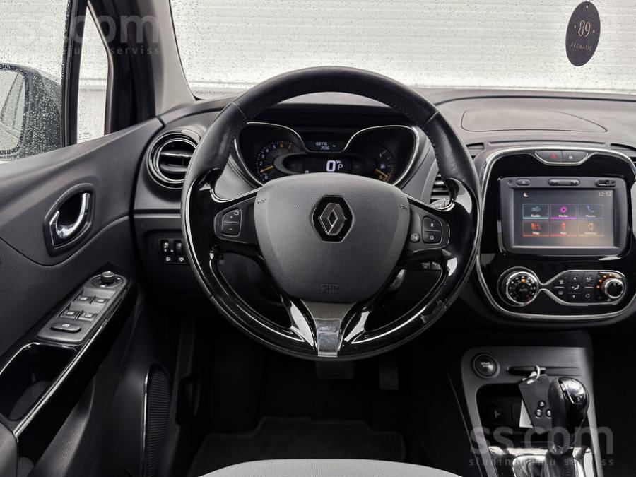Black Renault Captur 2015 in Riga, with an engine capacity of 1.20 L and mileage of 0 thousand km for 7990 €, photo 19 on AUTOMOTO.COM.LV