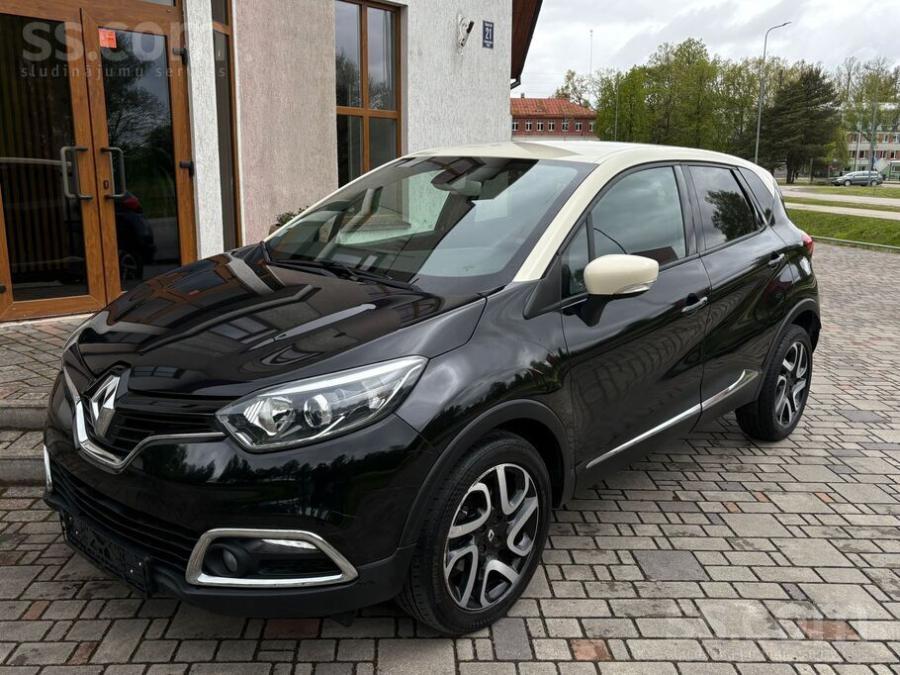 Black Renault Captur 2016 in Jelgava, with an engine capacity of 1.50 L and mileage of 155 thousand km for 7900 €, photo 1 on AUTOMOTO.COM.LV
