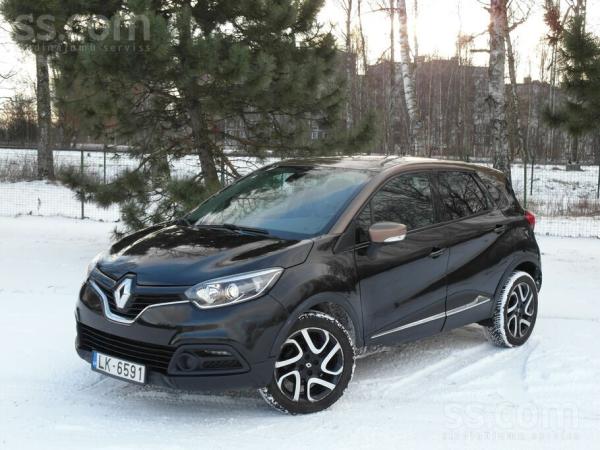Black Renault Captur 2016 in Riga, with an engine capacity of 1.50 L and mileage of 196 thousand km for 5990 €, photo 1 on AUTOMOTO.COM.LV