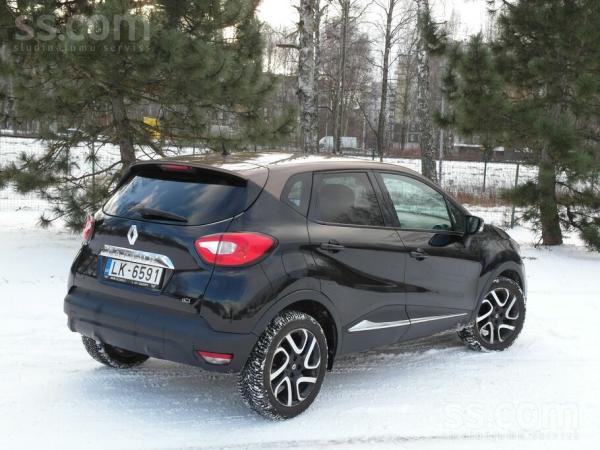 Black Renault Captur 2016 in Riga, with an engine capacity of 1.50 L and mileage of 196 thousand km for 5990 €, photo 4 on AUTOMOTO.COM.LV