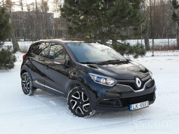 Black Renault Captur 2016 in Riga, with an engine capacity of 1.50 L and mileage of 196 thousand km for 5990 €, photo 5 on AUTOMOTO.COM.LV