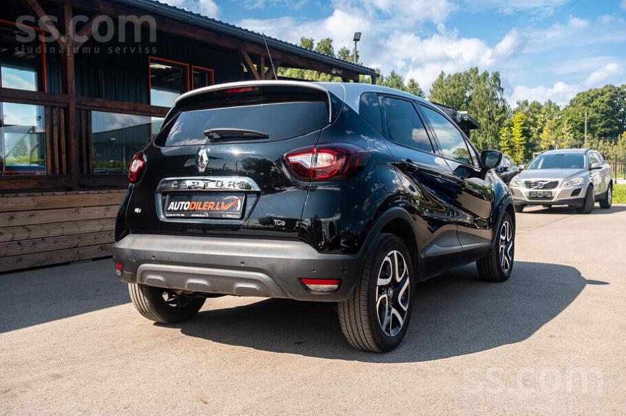 Black Renault Captur 2017 in Riga, with an engine capacity of 1.20 L and mileage of 0 thousand km for 9450 €, photo 12 on AUTOMOTO.COM.LV