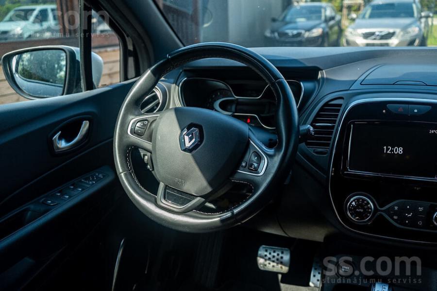Black Renault Captur 2017 in Riga, with an engine capacity of 1.20 L and mileage of 0 thousand km for 9450 €, photo 21 on AUTOMOTO.COM.LV