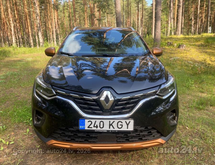 Black Renault Captur 2020 in Tallinn, with an engine capacity of 1.50 L and mileage of 136 thousand km for 13900 €, photo 1 on AUTOMOTO.COM.LV