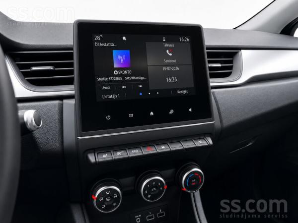 Melns Renault Captur 2021 Rīga, ar dzinēja tilpumu 1.00 L un nobraukumu 70 tūkst. km par 13490 €, foto 8 vietnē AUTOMOTO.COM.LV