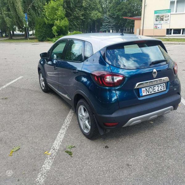 Blue Renault Captur 2017 in Alytus, with an engine capacity of 1.20 L and mileage of 70 thousand km for 9100 €, photo 7 on AUTOMOTO.COM.LV