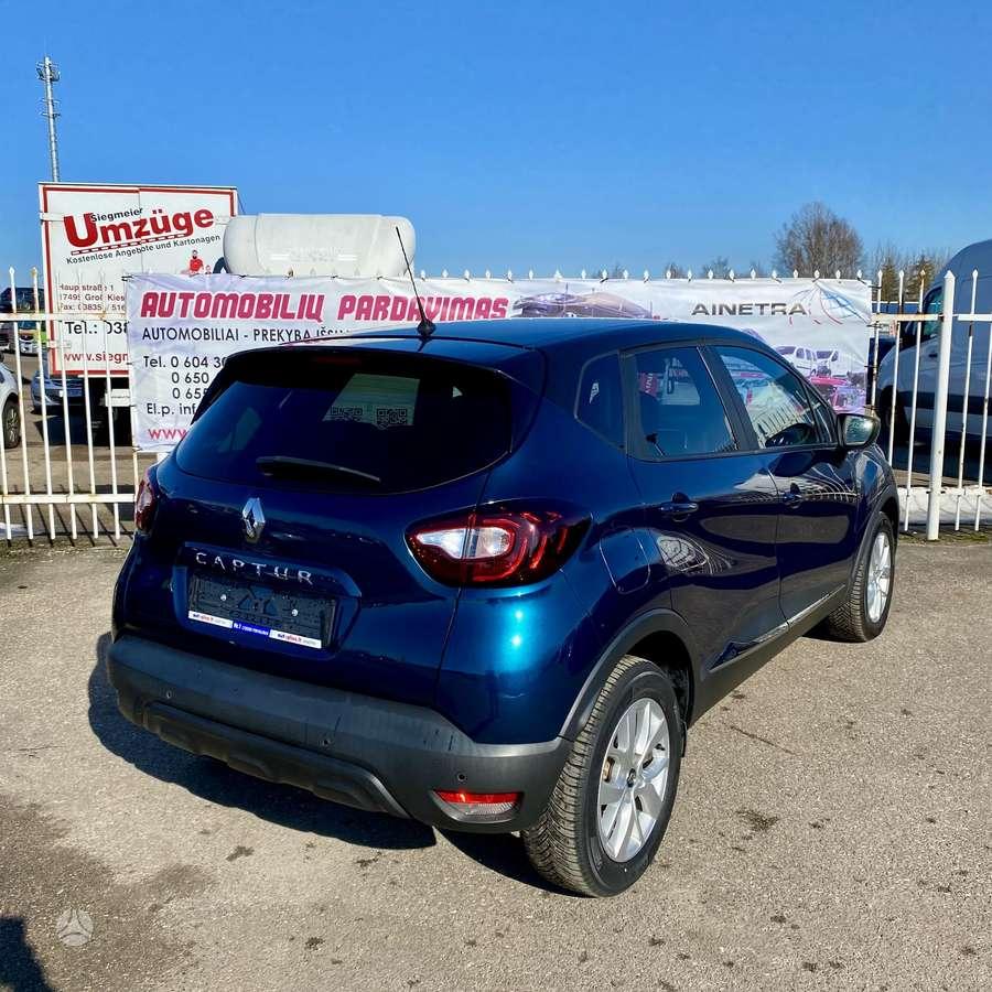 Blue Renault Captur 2019 in Marijampole, with an engine capacity of 0.90 L and mileage of 40 thousand km for 9100 €, photo 6 on AUTOMOTO.COM.LV