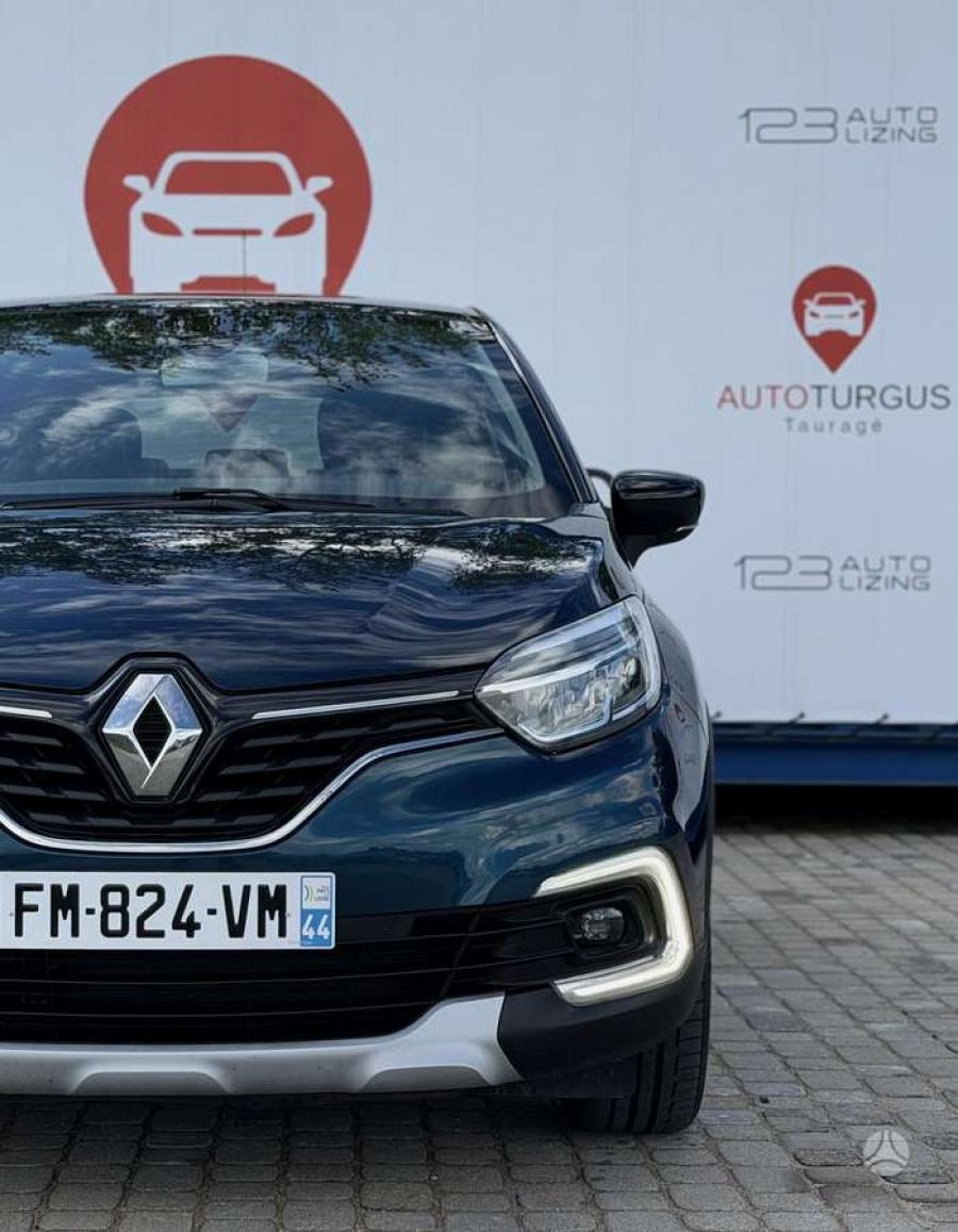 Blue Renault Captur 2019 in Taurage, with an engine capacity of 1.46 L and mileage of 176 thousand km for 8900 €, photo 7 on AUTOMOTO.COM.LV