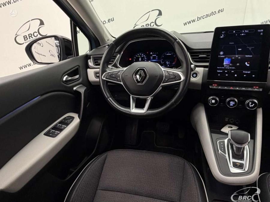 Blue Renault Captur 2021 in Vilnius, with an engine capacity of 1.33 L and mileage of 57 thousand km for 14300 €, photo 15 on AUTOMOTO.COM.LV