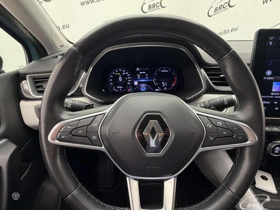 Blue Renault Captur 2021 in Vilnius, with an engine capacity of 1.33 L and mileage of 57 thousand km for 14300 €, photo 29 on AUTOMOTO.COM.LV