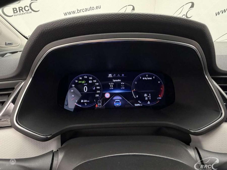 Blue Renault Captur 2021 in Vilnius, with an engine capacity of 1.33 L and mileage of 57 thousand km for 14300 €, photo 32 on AUTOMOTO.COM.LV