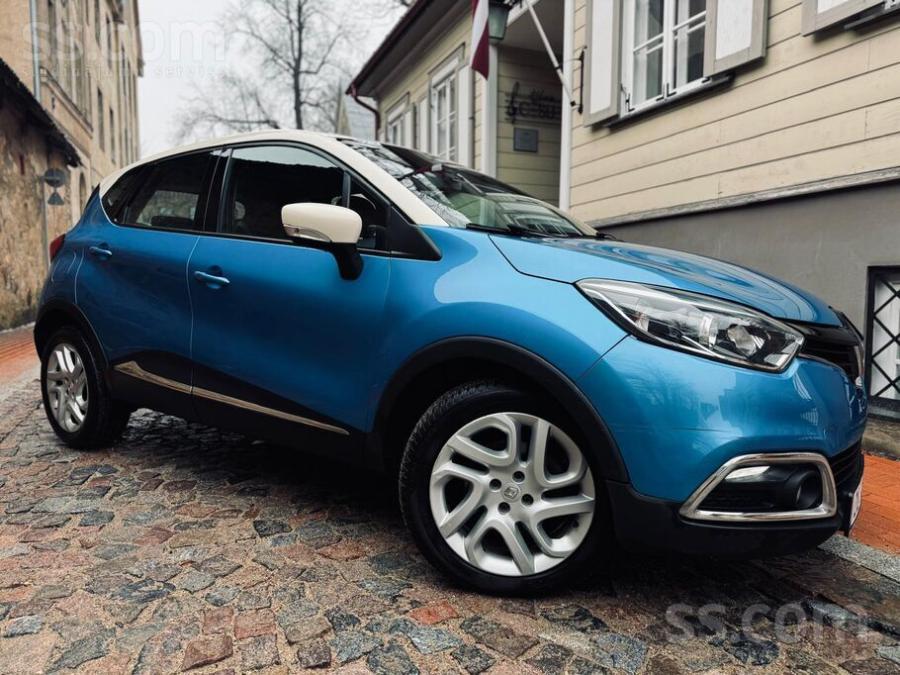 Blue Renault Captur 2014 in Cesis, with an engine capacity of 1.20 L and mileage of 0 thousand km for 7990 €, photo 3 on AUTOMOTO.COM.LV