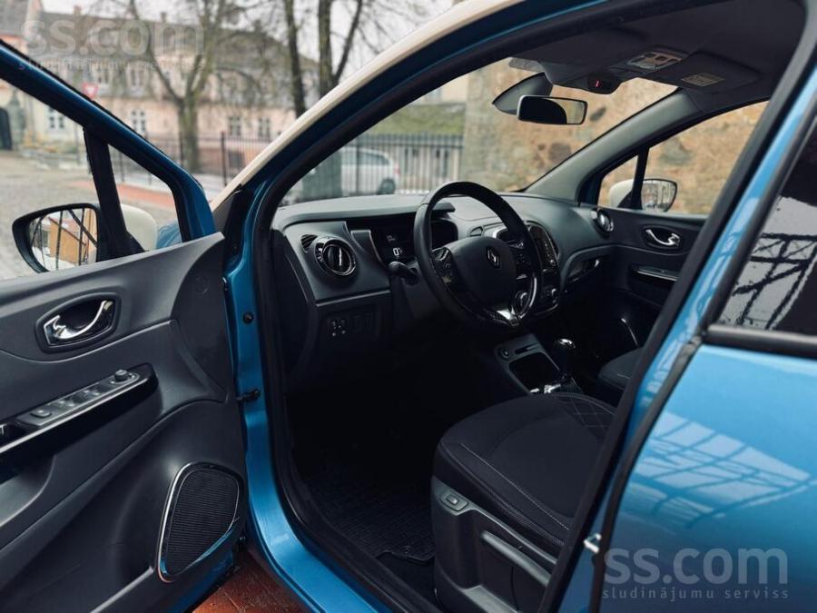 Blue Renault Captur 2014 in Cesis, with an engine capacity of 1.20 L and mileage of 0 thousand km for 7990 €, photo 25 on AUTOMOTO.COM.LV