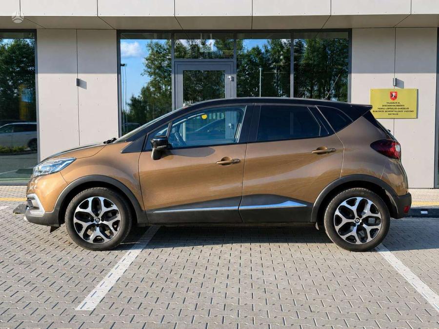 Brown Renault Captur 2018 in Vilnius, with an engine capacity of 1.46 L and mileage of 193 thousand km for 8400 €, photo 8 on AUTOMOTO.COM.LV