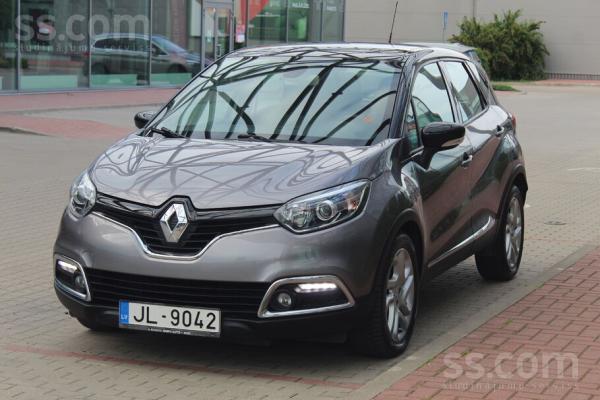 Grey Renault Captur 2013 in Riga, with an engine capacity of 1.20 L and mileage of 127 thousand km for 5700 €, photo 2 on AUTOMOTO.COM.LV