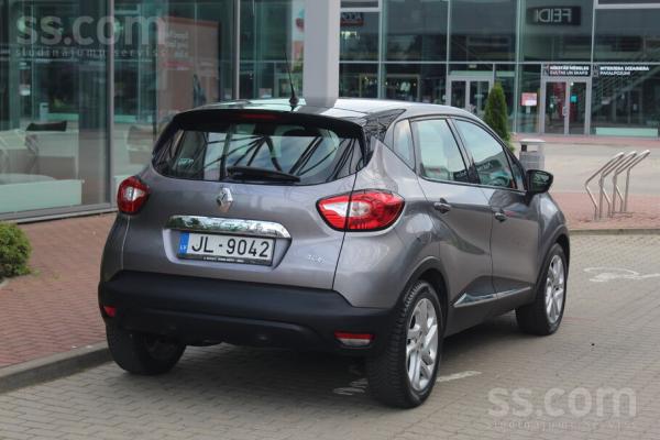 Grey Renault Captur 2013 in Riga, with an engine capacity of 1.20 L and mileage of 127 thousand km for 5700 €, photo 6 on AUTOMOTO.COM.LV