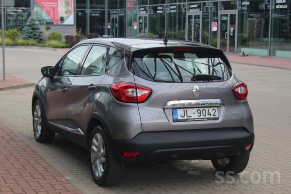 Grey Renault Captur 2013 in Riga, with an engine capacity of 1.20 L and mileage of 127 thousand km for 5700 €, photo 8 on AUTOMOTO.COM.LV
