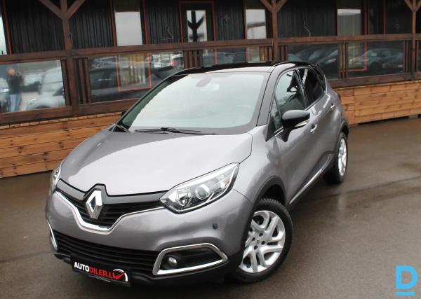 Grey Renault Captur 2015 in Riga, with an engine capacity of 1.20 L and mileage of 191 thousand km for 7490 €, photo 1 on AUTOMOTO.COM.LV