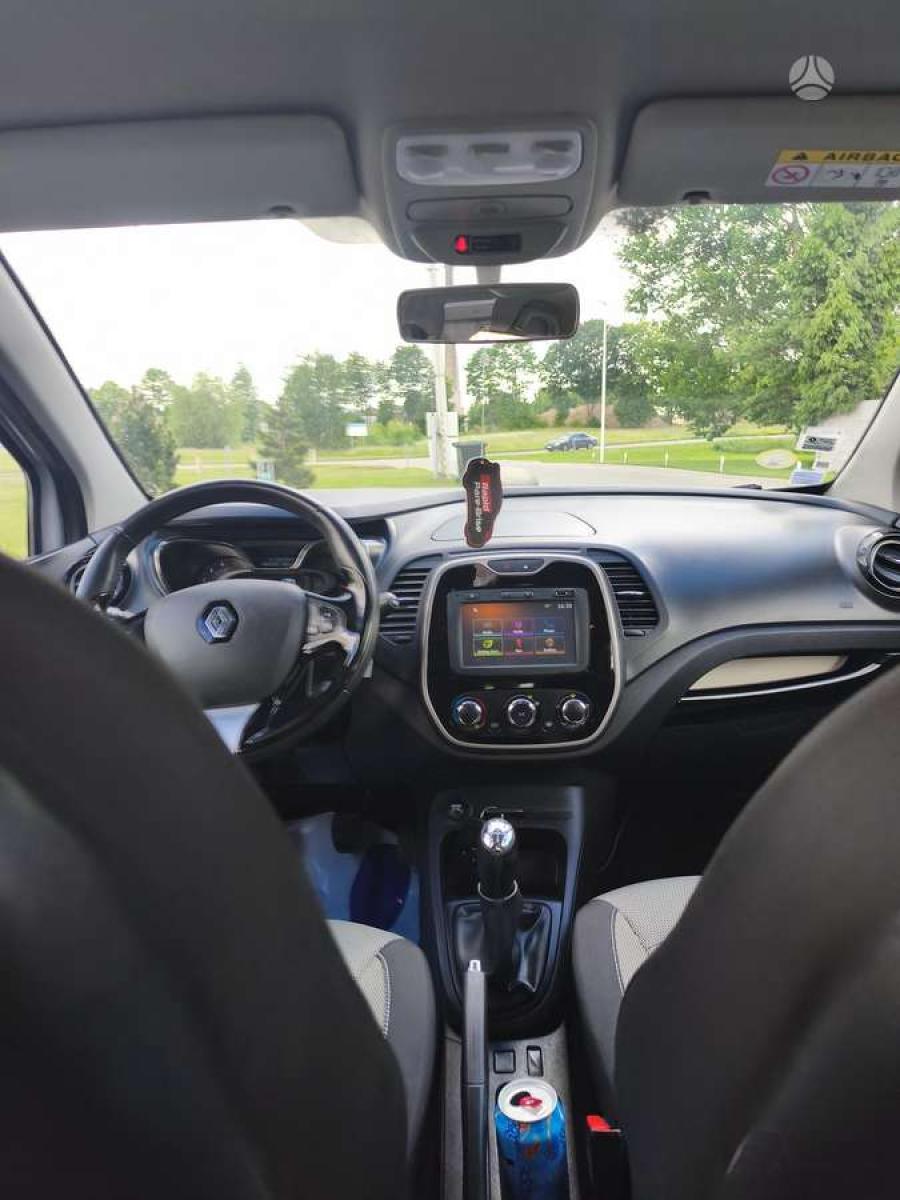 Pelēks Renault Captur 2016 Tauragė, ar dzinēja tilpumu 1.46 L un nobraukumu 84 tūkst. km par 6600 €, foto 14 vietnē AUTOMOTO.COM.LV