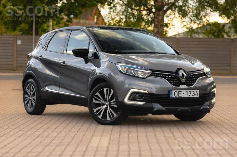 Pelēks Renault Captur 2017 Jelgava, ar dzinēja tilpumu 1.20 L un nobraukumu 123 tūkst. km par 27900 €, foto 1 vietnē AUTOMOTO.COM.LV