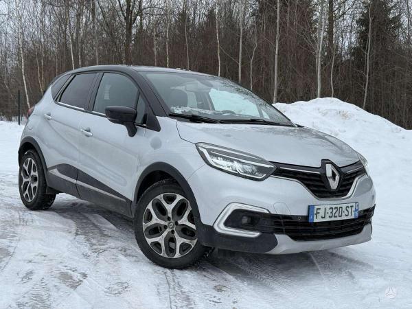 Grey Renault Captur 2019 in Vilnius, with an engine capacity of 1.46 L and mileage of 191 thousand km for 10700 €, photo 1 on AUTOMOTO.COM.LV