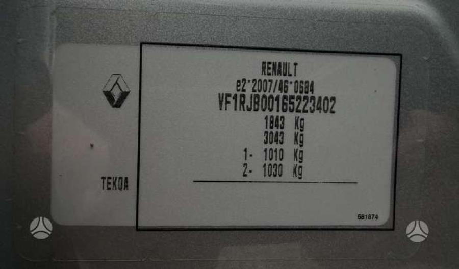 Grey Renault Captur 2020 in Siauliai, with an engine capacity of 1.46 L and mileage of 82 thousand km for 13550 €, photo 40 on AUTOMOTO.COM.LV