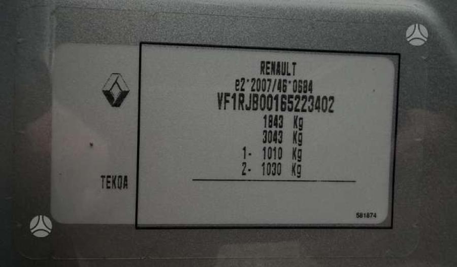 Grey Renault Captur 2020 in Siauliai, with an engine capacity of 1.46 L and mileage of 82 thousand km for 13550 €, photo 40 on AUTOMOTO.COM.LV