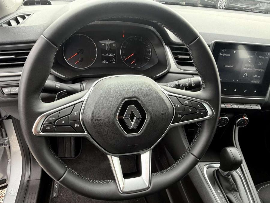 Grey Renault Captur 2021 in Kretinga, with an engine capacity of 1.46 L and mileage of 26 thousand km for 13999 €, photo 20 on AUTOMOTO.COM.LV