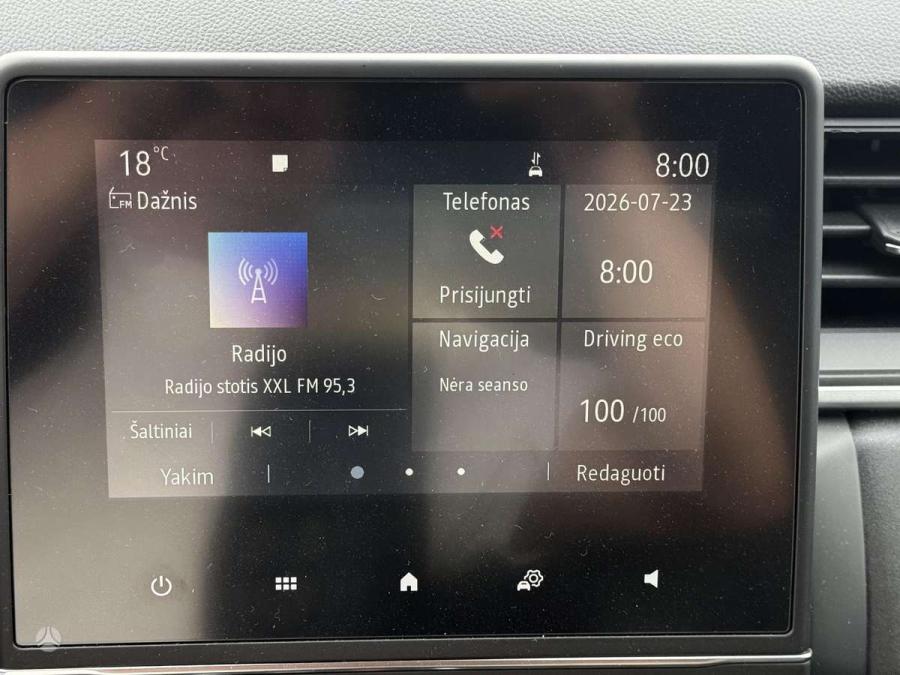 Grey Renault Captur 2021 in Kretinga, with an engine capacity of 1.46 L and mileage of 26 thousand km for 13999 €, photo 23 on AUTOMOTO.COM.LV