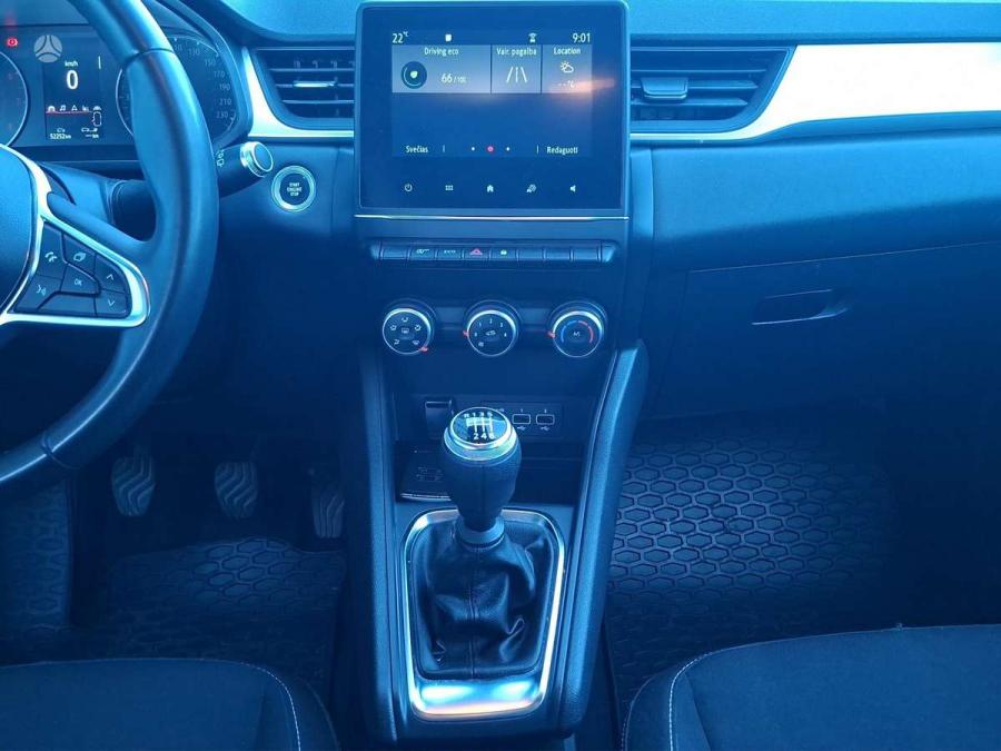 Grey Renault Captur 2021 in Taurage, with an engine capacity of 1.00 L and mileage of 52 thousand km for 9600 €, photo 13 on AUTOMOTO.COM.LV