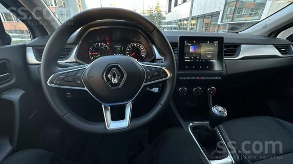 Grey Renault Captur 2022 in Riga, with an engine capacity of 1.00 L and mileage of 44 thousand km for 14900 €, photo 6 on AUTOMOTO.COM.LV