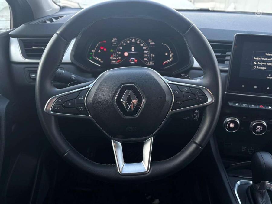 Grey Renault Captur 2023 in Vilnius, with an engine capacity of 1.33 L and mileage of 32 thousand km for 17900 €, photo 13 on AUTOMOTO.COM.LV