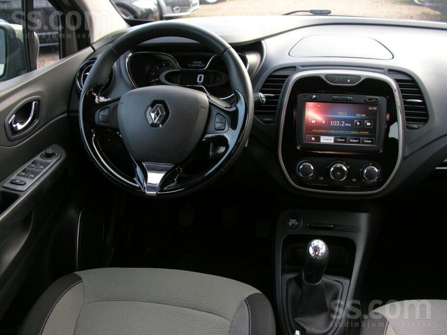Grey Renault Captur 2013 in Riga, with an engine capacity of 1.50 L and mileage of 192 thousand km for 5950 €, photo 15 on AUTOMOTO.COM.LV