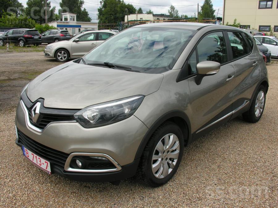 Grey Renault Captur 2013 in Riga, with an engine capacity of 1.50 L and mileage of 194 thousand km for 5990 €, photo 1 on AUTOMOTO.COM.LV
