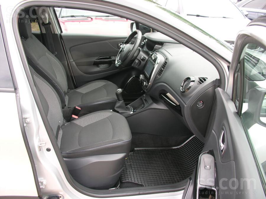 Grey Renault Captur 2014 in Riga, with an engine capacity of 1.50 L and mileage of 0 thousand km for 5950 €, photo 7 on AUTOMOTO.COM.LV
