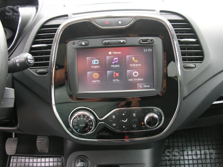 Grey Renault Captur 2014 in Riga, with an engine capacity of 1.50 L and mileage of 0 thousand km for 5950 €, photo 14 on AUTOMOTO.COM.LV