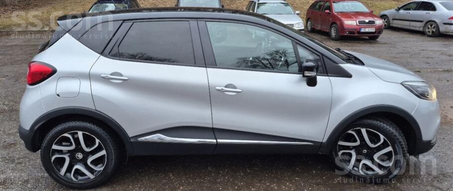 Pelēks Renault Captur 2014 Rīga, ar dzinēja tilpumu 1.20 L un nobraukumu 183 tūkst. km par 4990 €, foto 7 vietnē AUTOMOTO.COM.LV