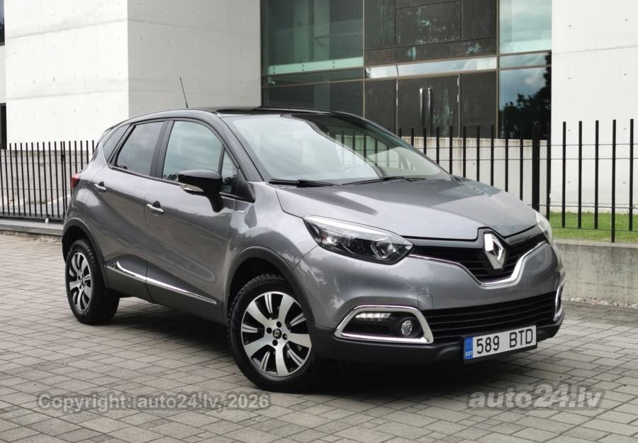 Grey Renault Captur 2016 in Tallinn, with an engine capacity of 1.20 L and mileage of 110 thousand km for 7700 €, photo 1 on AUTOMOTO.COM.LV