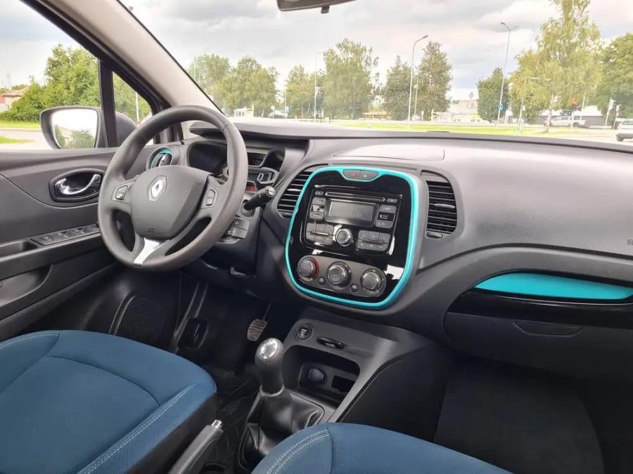 Grey Renault Captur 2017 in Ogre, with an engine capacity of 1.50 L and mileage of 184 thousand km for 7900 €, photo 22 on AUTOMOTO.COM.LV