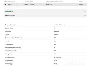 Серый Рено Каптур 2018 в Рига, объемом двигателя 0.90 л и пробегом 72 тыс. км за 8000 €, фото 10 на AUTOMOTO.COM.LV
