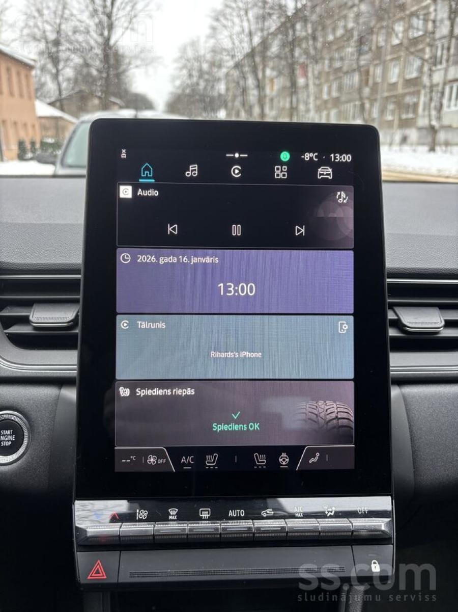 Серый Рено Каптур 2024 в Рига, объемом двигателя 1.30 л и пробегом 0 тыс. км за 20500 €, фото 12 на AUTOMOTO.COM.LV